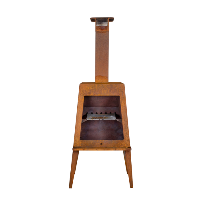 Vedkamin Cortenstål 165 cm Espegard (P-68722891) | Byggmax