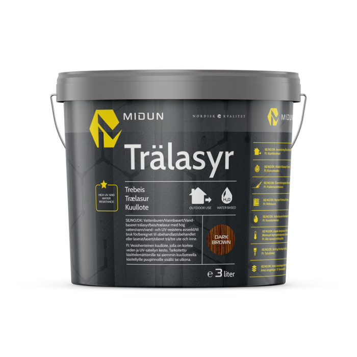 Trälasyr Mörkbrun Midun (190921) Byggmax.se