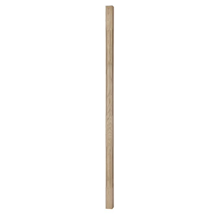 Stolpe Spårfräst Ek 85X2500mm Nordingrå Trä (6478097) Byggmax.se