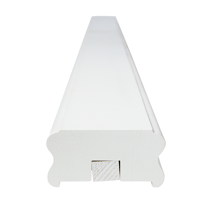 Handledare Vitmålad 85X2350mm Nordingrå Trä (6478113) Byggmax.se