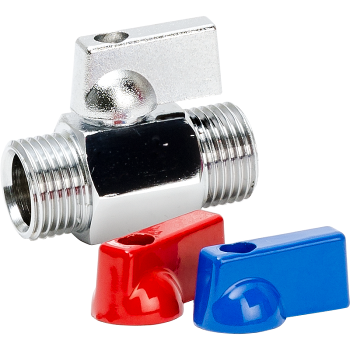 Kulventil Mini med Vred GG 1/2 Förkromad Gelia (68724013) Byggmax.se