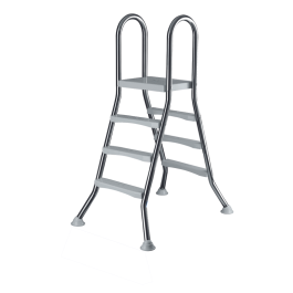 Stege Rostfri för Pool Ovanmark Planet Pool (68733485) Byggmax.se