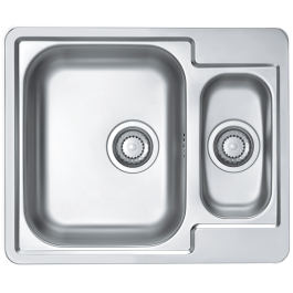 Diskho Line Stor och Liten Rostfri 340 mm och 148 mm sinkar Alveus (P ...