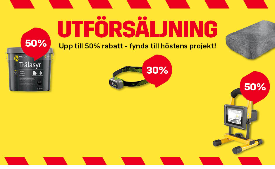 Bra billiga byggvaror - Byggvaruhus online & butik!